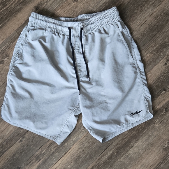 Volcom | Shorts | Volcom Light Gray Nylon Hybrid Shorts Small | Poshmark